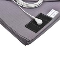 China Maxsharer New Earthing Grounding Fitted Sheet Silver and Cotton Material Earthing Bed Sheets with Cord for sale
