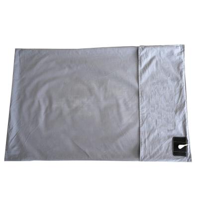 China Gray Silver Fiber Conductive Grounding Pillowcase With Connection Cord Better Sleep Safety Product With Envelope Opening for sale