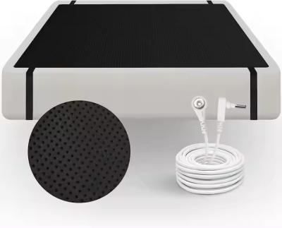 China Eco Friendly Grounding Mat for Bed, Grounding Mattress Cover Pad with 15ft Straight Cord for sale