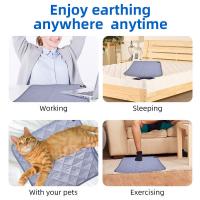 China Silver Cotton Grounding Bed Mat Earthing Pad for Sleep Chair for sale