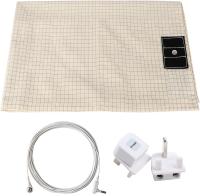 China Factory Earthing Flat Sheet Color Can Customized 10% Silver Fabric Bed Sheet Within 15ft Cord for Grounding for sale