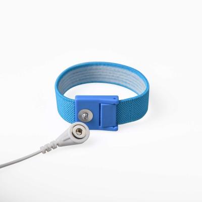 China High Quality Blue Wristband for Grounding  Anti-Static Wrist Strap Keep Healthy Included Cable for sale