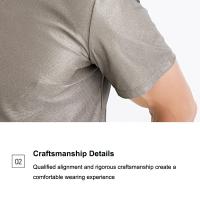 China Health Unisex All Silver V-collar Shirt Shielding Protection T Shirt RF Radiation Clothing for sale