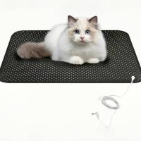China Eco-friendly Grounding Pet Pad Conductive Leather Foot Mat With Holes for Earthed Anti-static With 15ft Cord for sale