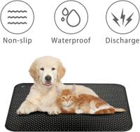 China Eco-friendly Grounding Pet Pad Conductive Leather Foot Mat With Holes for Earthed Anti-static With 15ft Cord for sale