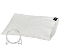 China Grounding Pillowcase Silver Fiber 20*30inch Queen King Pillow Cover for Good Sleep with CORD for sale