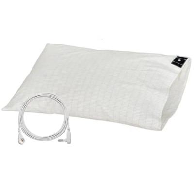 China Grounding Pillowcase Silver Fiber 20*30inch Queen King Pillow Cover for Good Sleep with CORD for sale