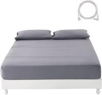 China Grounding Sheets for Earthing Queen Size Grounding Fitted Bed Sheets With 15 Ft for Better Sleep US Sockets for sale