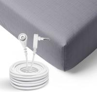 China Grounding Sheets for Earthing Queen Size Grounding Fitted Bed Sheets With 15 Ft for Better Sleep US Sockets for sale