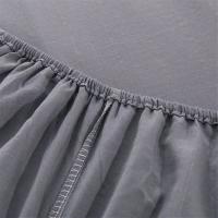 China Grounding Fitted Sheet Silver Fabric Pad for Bed Within 15ft Cord Grey Improving Sleep Earthing Bed Sheets for sale