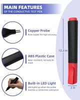 China Grounding Test Pen for Earthing Mat Bed Sheet Conductive Testing Pen for Grounding for sale
