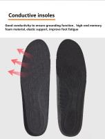 China Grounding Shoes Earthing Conductive Sport Shoes Barefoot Heathly With Conductive Fiber Socks for sale
