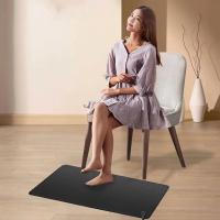 China Conductive Carbon Pad Vegan Leather Foam Mat for Grounding Anti Slip Eco-friendly Has Earthed Cord & Adapter for sale