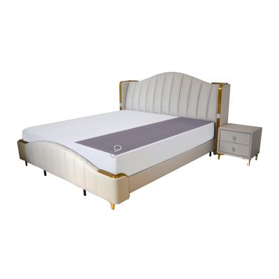 China Grounding Half Bed Sheet Has Cord Hiqh Quality Organic Cotton + Silver Fiber Natural Wellness Flat Sheet for sale
