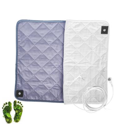 China Grounding Pad  Conductive Silver Fiber Grounding Earthing Mat for Bed Improve Sleep 46 X 46 CM Customized Size for sale