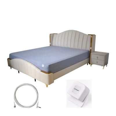 China Safety OEM King Cali king Safety Earthing Grounding Fitted Sheet 5% Silver Bed Mat With Cord Grounding Bed Sheet for sale
