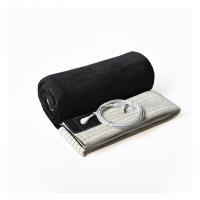 China Customized Black Grounding Throw Blanket Earth Connected Bedding Colorful Within Grounding Cable for sale