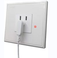 China Grounding Earthing White Straight PU Cord 15FT 4.5M With Plug Adapter for Grounding Sheets Grounded Earthing Cable Wire for sale