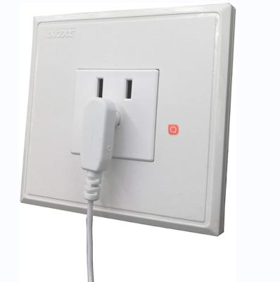 China Grounding Earthing White Straight PU Cord 15FT 4.5M With Plug Adapter for Grounding Sheets Grounded Earthing Cable Wire for sale