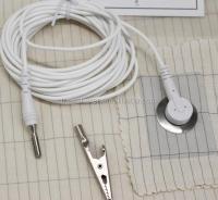 China Earthing Grounding Mat Using 4.5m 15 FT Earthing Grounding Cord Conductive PU Straight Using Conductive Earthing Bed Sheets for sale