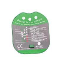 China Maxsharer Drop Shipping Tester for Australia Socket Ground Tester with Zero Line Switch Safety Electroscope Made in China for sale