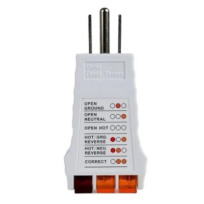 China Outlet Tester for Grounding Products Test Receptacles & Sockets for Proper Wiring Simple Tool Grounding Sheet USA Socket Tester for sale