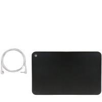 China Dropshipping Customized Black 25*25cm Durable Conductive Rubber Leather Grounding Anti-Static 2mm Thick Mouse Pad Safety for sale