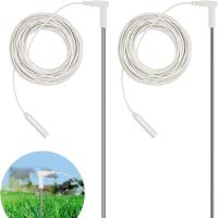 China Best Conductive PU Esd Grounding Cords Grounding Stainless Steel Needle and Cord Outdoor Portable Using Universal Mat and Sheet for sale