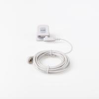 China 4.5m 15ft White PU Grounded USA Plug Safety Earthing Grounding Cord with 100K Resistance for sale
