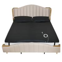 China Drop Shipping Items Grounding Sleep Mat Grounding Mat for Bed 0.3mm Thickness Surface PU Leather Back Silver Cloth Safety for sale