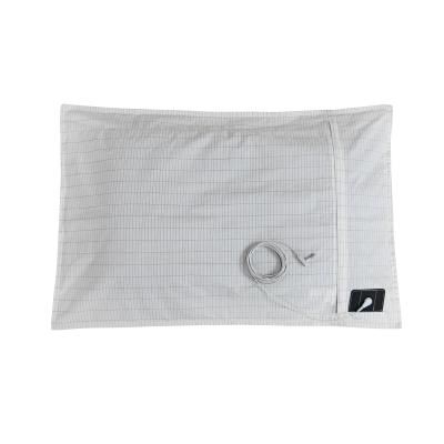 China Dropshipping Grounding Silver Fiber Pillow case With Zipper White or Grey Anti-static for Good Sleep Safety for sale