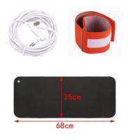China Maxsharer Factory Grounding Wrist Strap Conductive Fabric Orange Wrist Strap Using High Quality Mouse Pad and Grounding Cord for sale