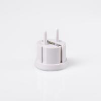 China Hot Sale Custom White EU Plug Adapter Universal US/Europe/Schuko UK Plug Socket Standard Grounding Safety Product for sale