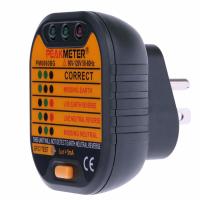 China Popular Used Socket Tester for Standard EU UK US AC Electrical Outlet Receptacle Tester for sale
