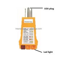 China Wholesale Discharge Plug Electric Automatic Earth Wire Plug Socket Tester for Esd Grounding Cords for sale