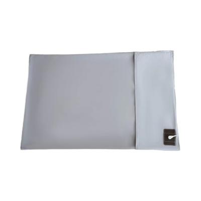 China Silky Soft Gray Silver Fiber Grounding Pillowcase With Envelope Closure for Deep Sleep Earthing Pillowcase for sale