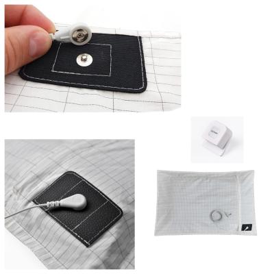 China High Quality Silver Fiber Earthing Pillowcase with Zipper Envelope Drop Shipping Directly-Grounding Safety Product for sale