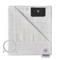 China Drop Shipping Customized Silver Bed Sheet Cotton Grounding Cord Conductive Earthing for Healthy Sleep Best Flat Sheets Safety for sale