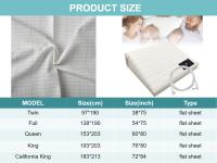 China Drop Shipping New Life Style Customized EMF Protection Bed Sheet Grounding Earth Friendly Cotton Fabric Silver Fiber Safety for sale
