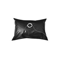 China Chinese Suppler Black Leather Pillowcase With Zipper Get Grounded Earthing Leather Pillowcase for sale