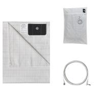 China Queen & King Size Silver/Cotton Woven Earthing Grounding Sheets with 15 Ft Cord Flat Design for Better Sleep and US Sockets for sale