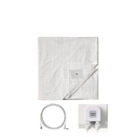 China Manufacturer Earthing Fitted Bed Sheets 32cm Silver Fiber Bedskirt Grounding Bed Sheet Grey White Green with Earth Cord Ground for sale
