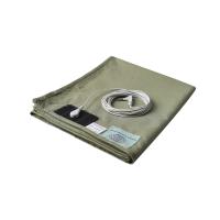 China Conductive Earthing Bed Sheet Benefits of Grounding Sheets Queen Green Flat Grounding Bed Sheets With 15FT ESD Grounding Cord for sale
