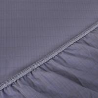 China Maxsharer Customized 15ft Grounded Earthing Fitted Bed Sheet Gray Silver Conductive Organic Logo Factory Direct Health for sale