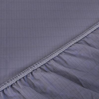 China Maxsharer Customized 15ft Grounded Earthing Fitted Bed Sheet Gray Silver Conductive Organic Logo Factory Direct Health for sale