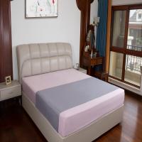 China Gray Color Earthing Grounding Bedding Sheet Factory Price Queen Size Cotton Fabric Silver Fiber Fitted Bed Sheet for sale