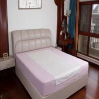 China Gray Color Earthing Grounding Bedding Sheet Factory Price Queen Size Cotton Fabric Silver Fiber Fitted Bed Sheet for sale