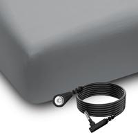 China Drop Shipping 20 Ft Black Coil Cord Grounding Wire and Cable with PU Material for Earthing Sheets Mats for sale