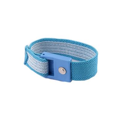 China Top Sale Chinese Grounding Earthing Wrist Strap With Straight Cord in Blue Color Safe to Use Grounding Wrist Strap for sale
