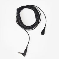 China 15ft White PU Conductive Grounding Earthing Cable 20ft Coil Cord with Black & White Connected Mat Sheet Safety Products for sale